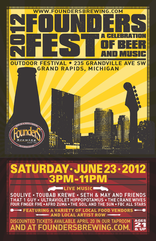 Founders Brewing Announces Lineup for Founders Fest 2012