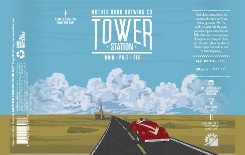 Mother Road Brewing 1st Canning Run of Tower Station IPA • thefullpint.com