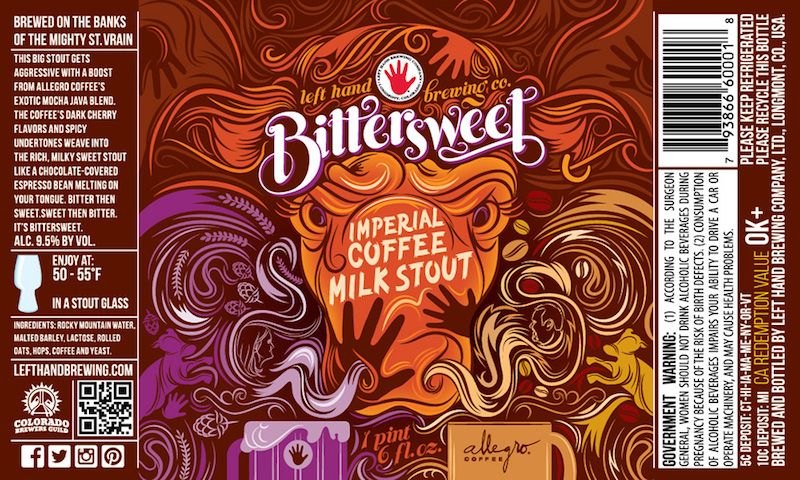 Left Hand Brewing Bittersweet Imperial Coffee Milk Stout Debuts ...