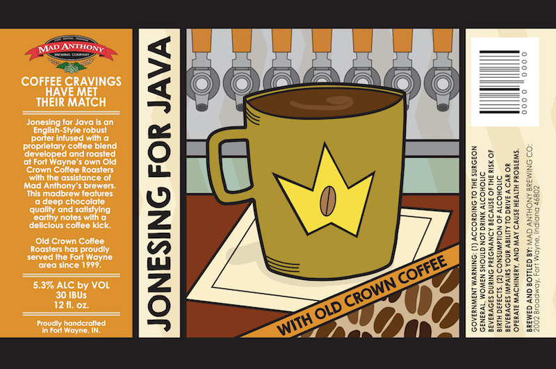 Mad Anthony Brewing Jonesing for Java Porter, Latest Out of the Box ...