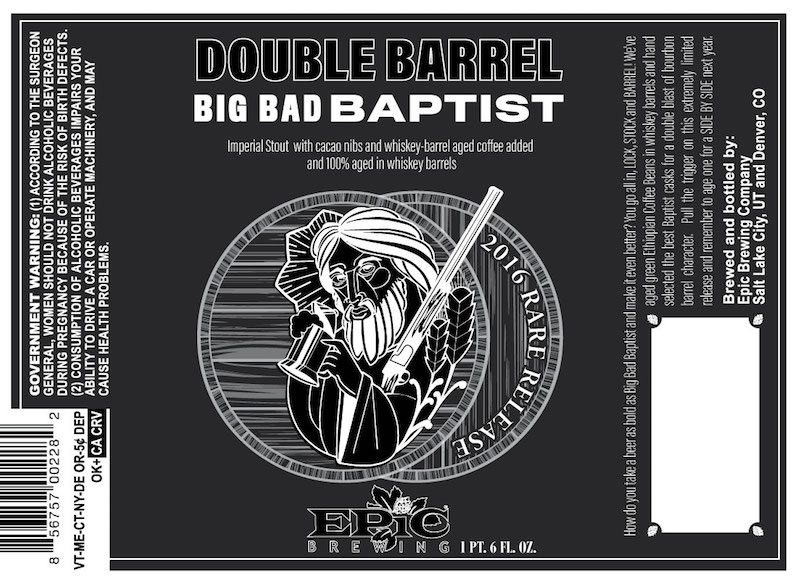 Epic Brewing Adds Double Barrel Big Bad Baptist & Big Bad Baptista To ...