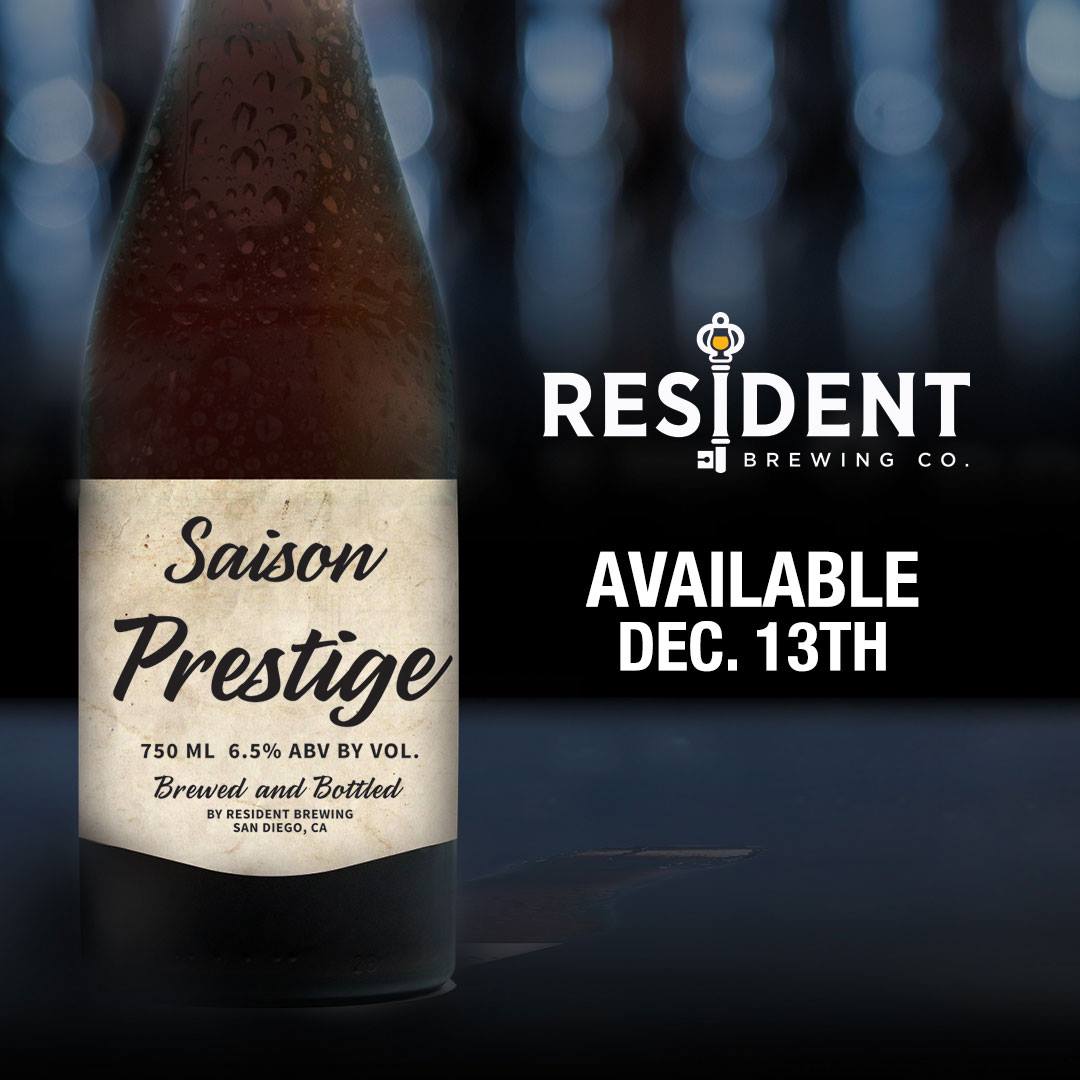 Resident Brewing to release Saison Prestige Bottles • thefullpint.com