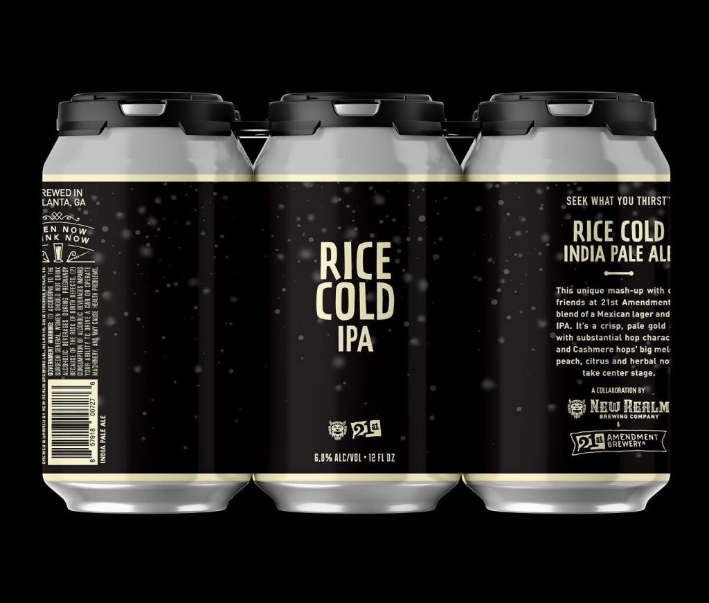 New Realm Brewing Collabs with 21st Amendment on Rice Cold IPA ...