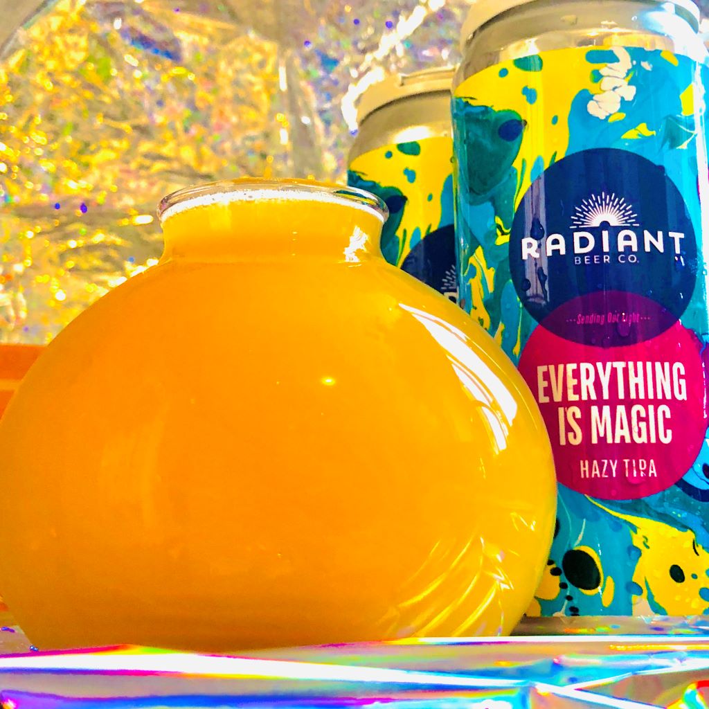 Radiant Beer Co. - Everything Is Magic Hazy TIPA Can Release 7-14-21 ...