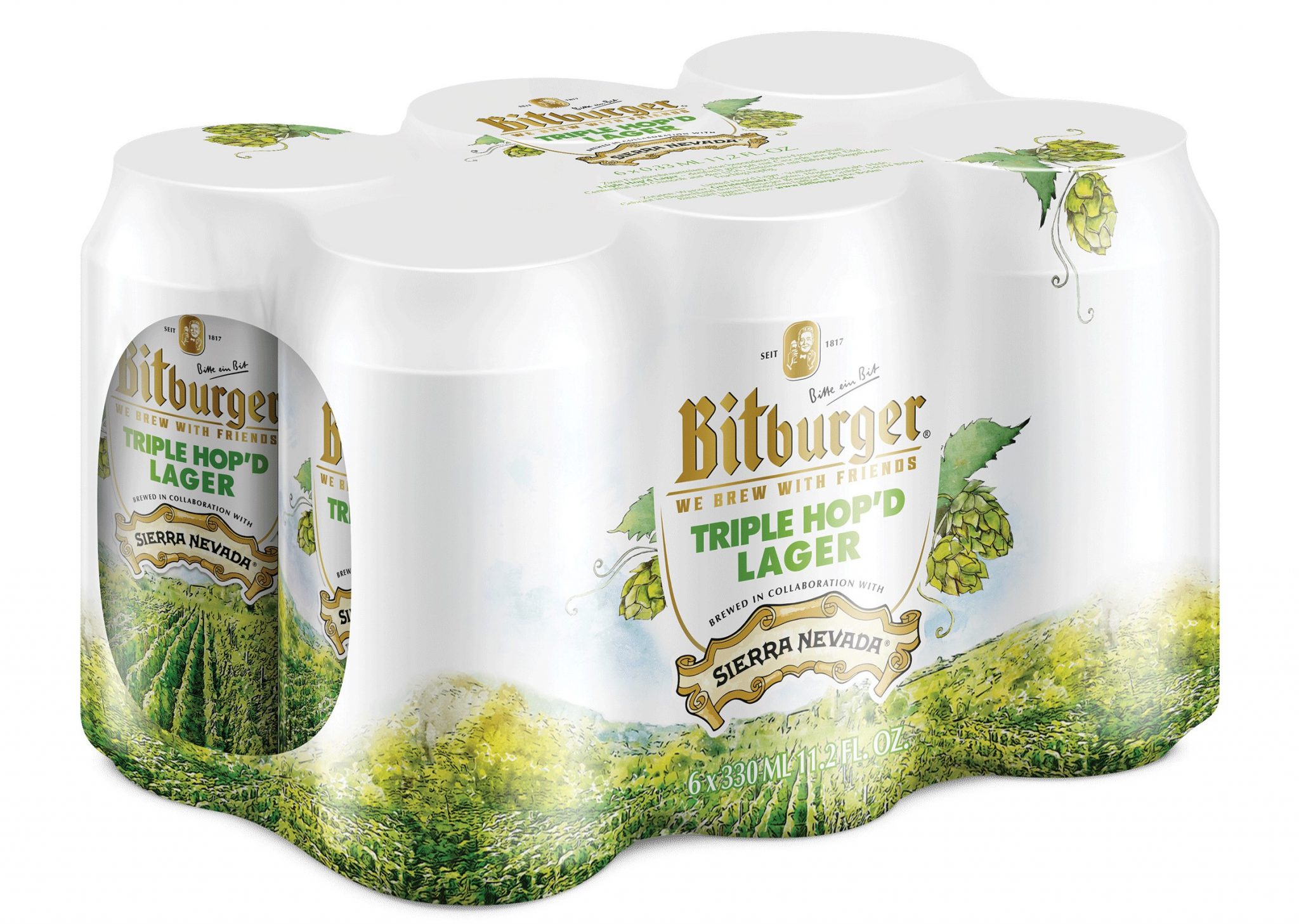 Sierra Nevada and Bitburger Collab on Triple Hop'd Lager • thefullpint.com